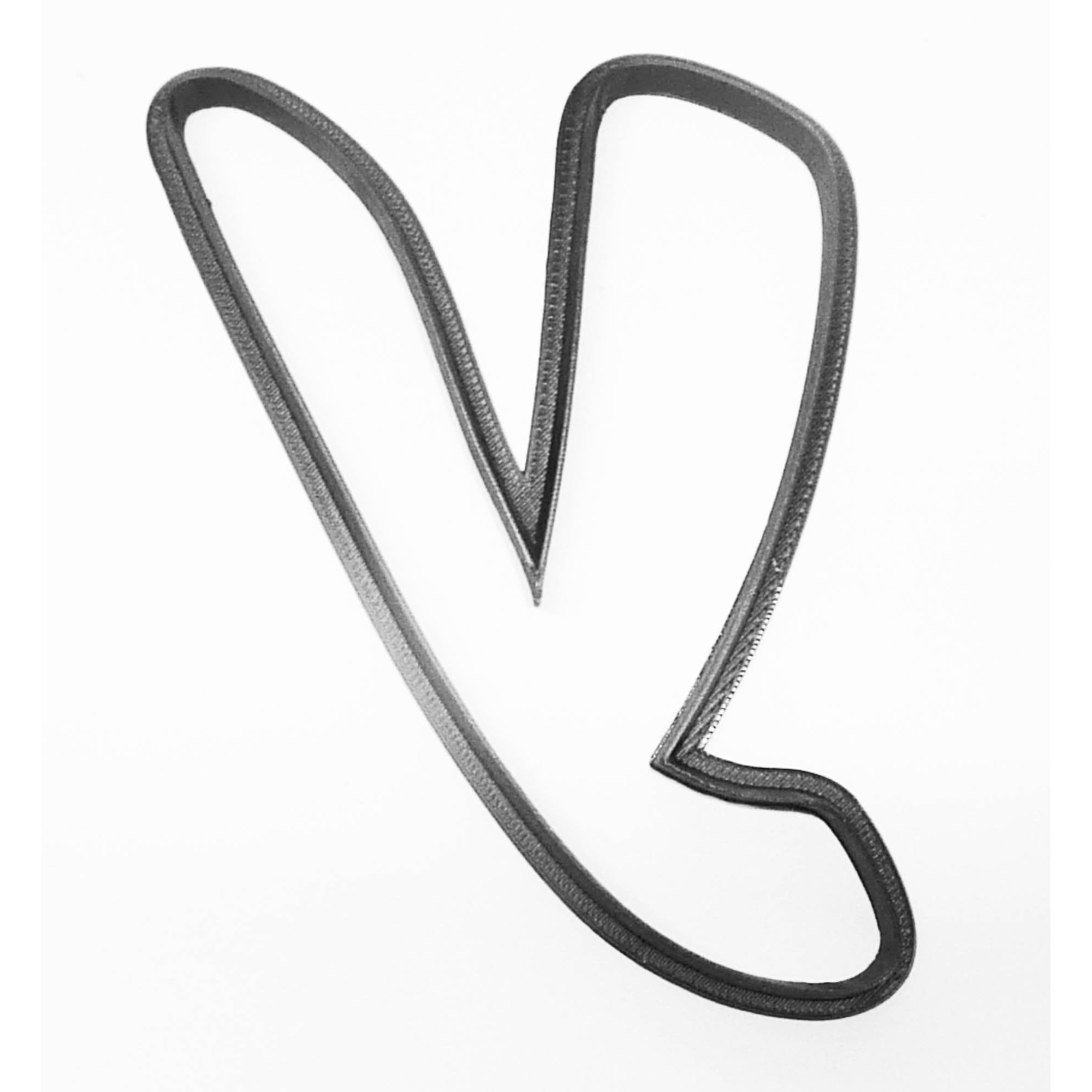 Lowercase Y Bubble Letter