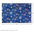 Christmas Flat Wrapping Paper Sheets with Gift Tag Seals - Snowflakes ...