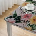 BANET Flower Tablecloth, Pink Floral Table Cloth for Rectangle Tables ...