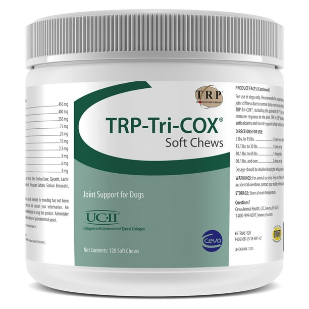 TRP-Tri-COX Soft Chews - Joint Support for Dogs (120 Count) - Walmart.ca