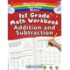 1st Grade Math Workbook Addition and Subtraction : Grade 1 Workbooks ...