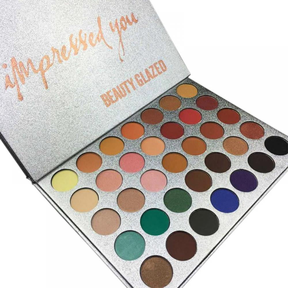 Colorful Eyeshadow Palette, 35 Colors High Pigmented Makeup Palette ...