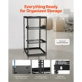 VEVOR 20U Open Frame Network Rack, 23 in Depth, Wall Mounted or Floor ...