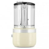 Small KitchenAid Cordless 5-Cup Food Chopper, Almond Cream (KFCB519AC ...