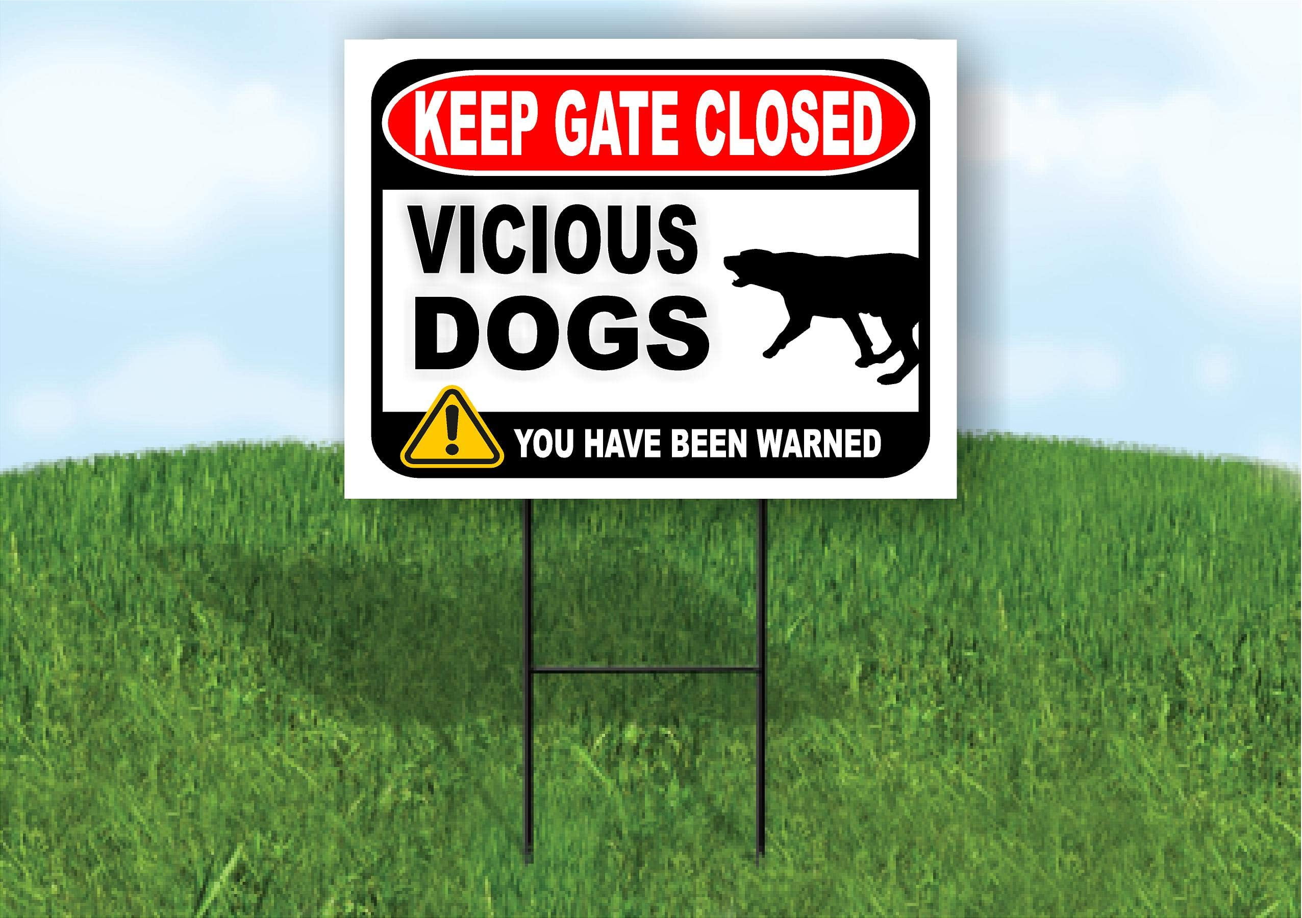 Work House Signs Single Sided Sign Keep GATE Closed NO Matter What The ...