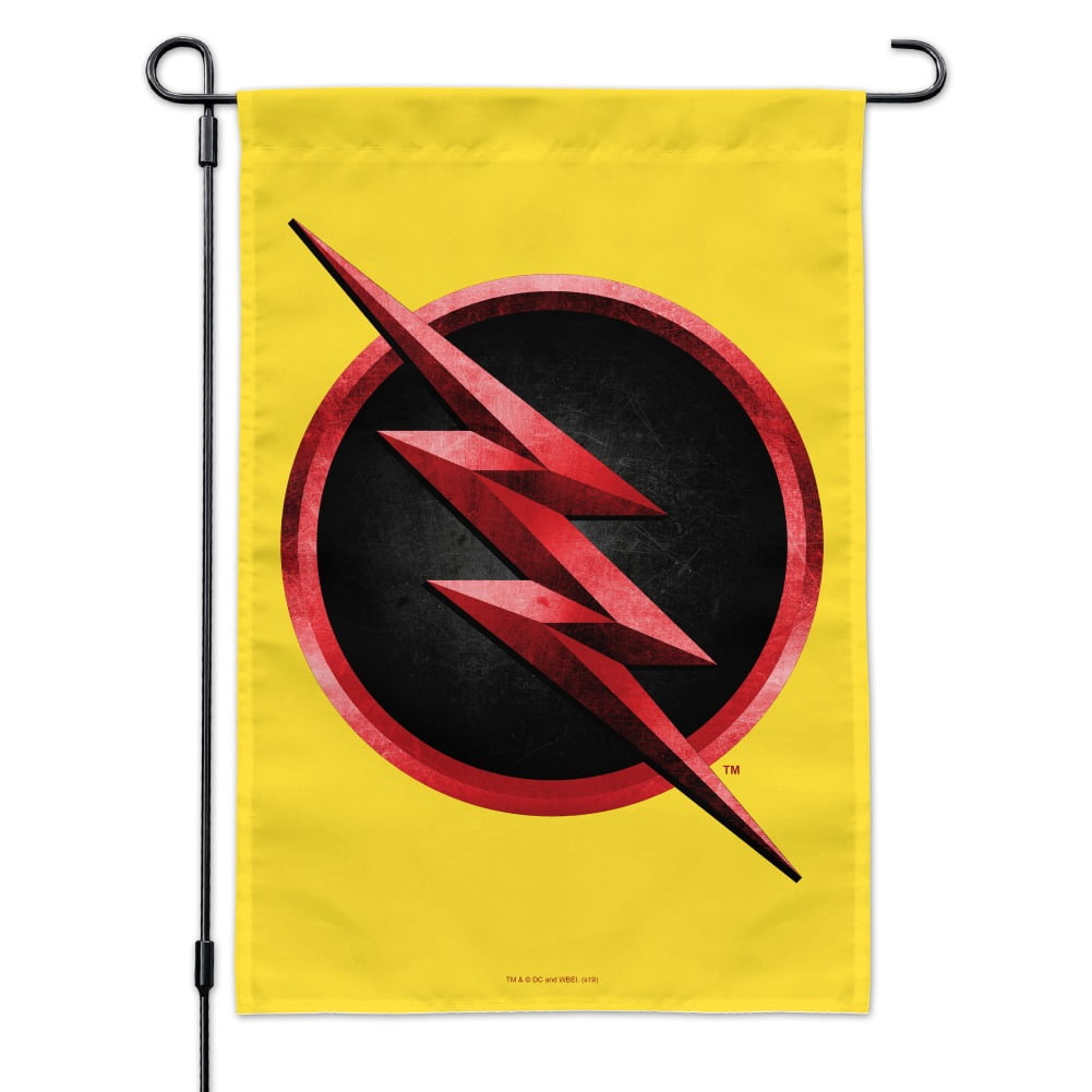 The Flash TV Series Reverse Flash Logo Garden Yard Flag - Walmart.com