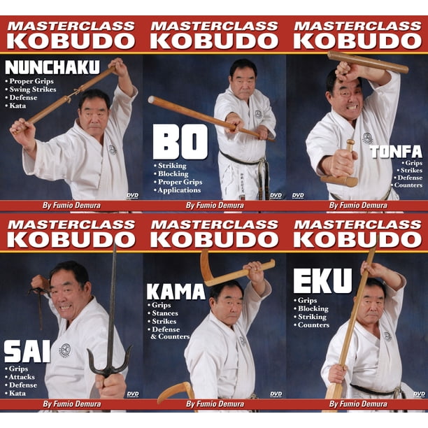 6 DVD Set Master Class Kobudo Karate Weapons Fumio Demura Shito Ryu ...