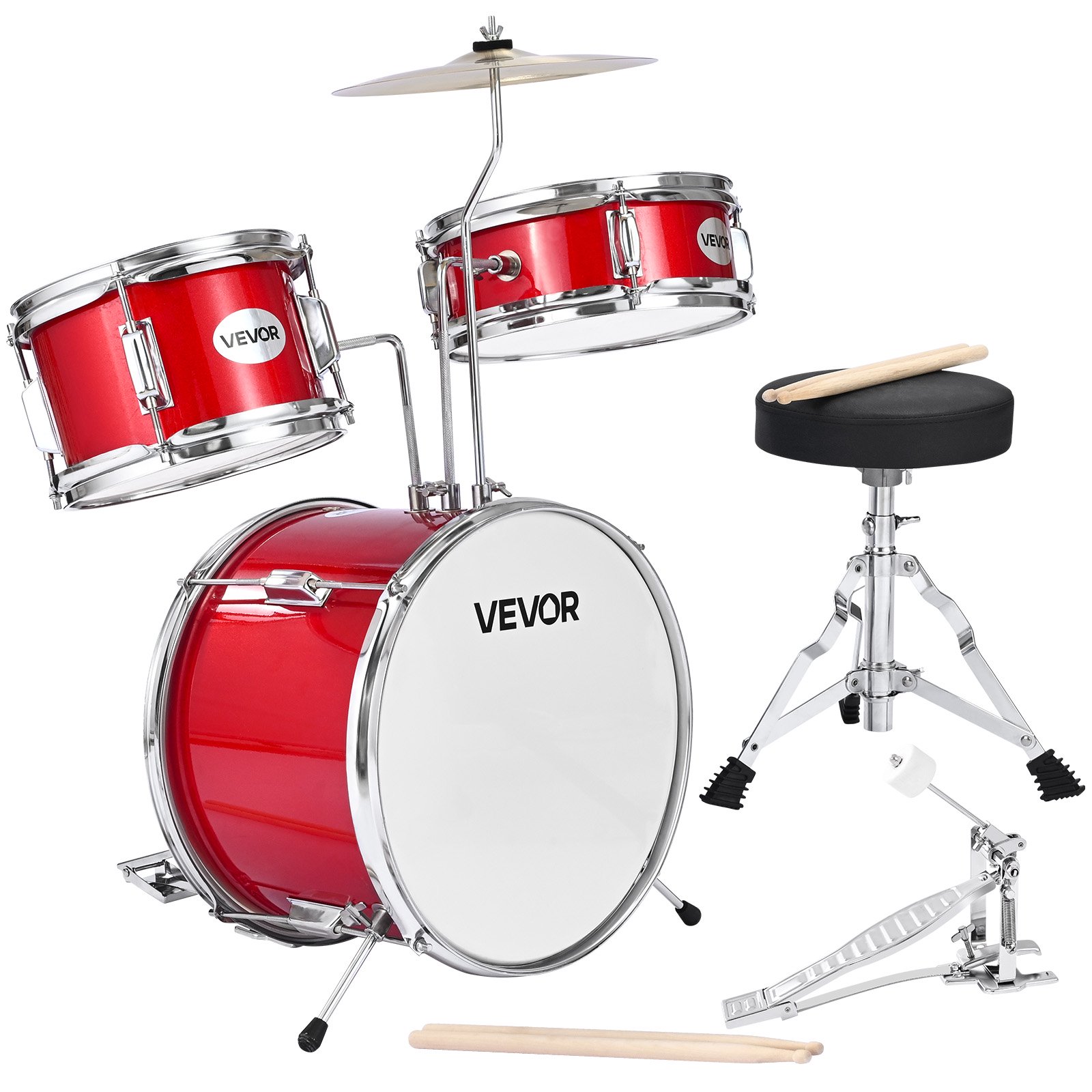 Click here for Vevor Kids Drum Set 3-Piece Junior Musical Drum Ki... prices