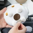 Grofry Ceramic Crown Pig Piggy Bank Golden Dot Cartoon Pig Coin Money ...