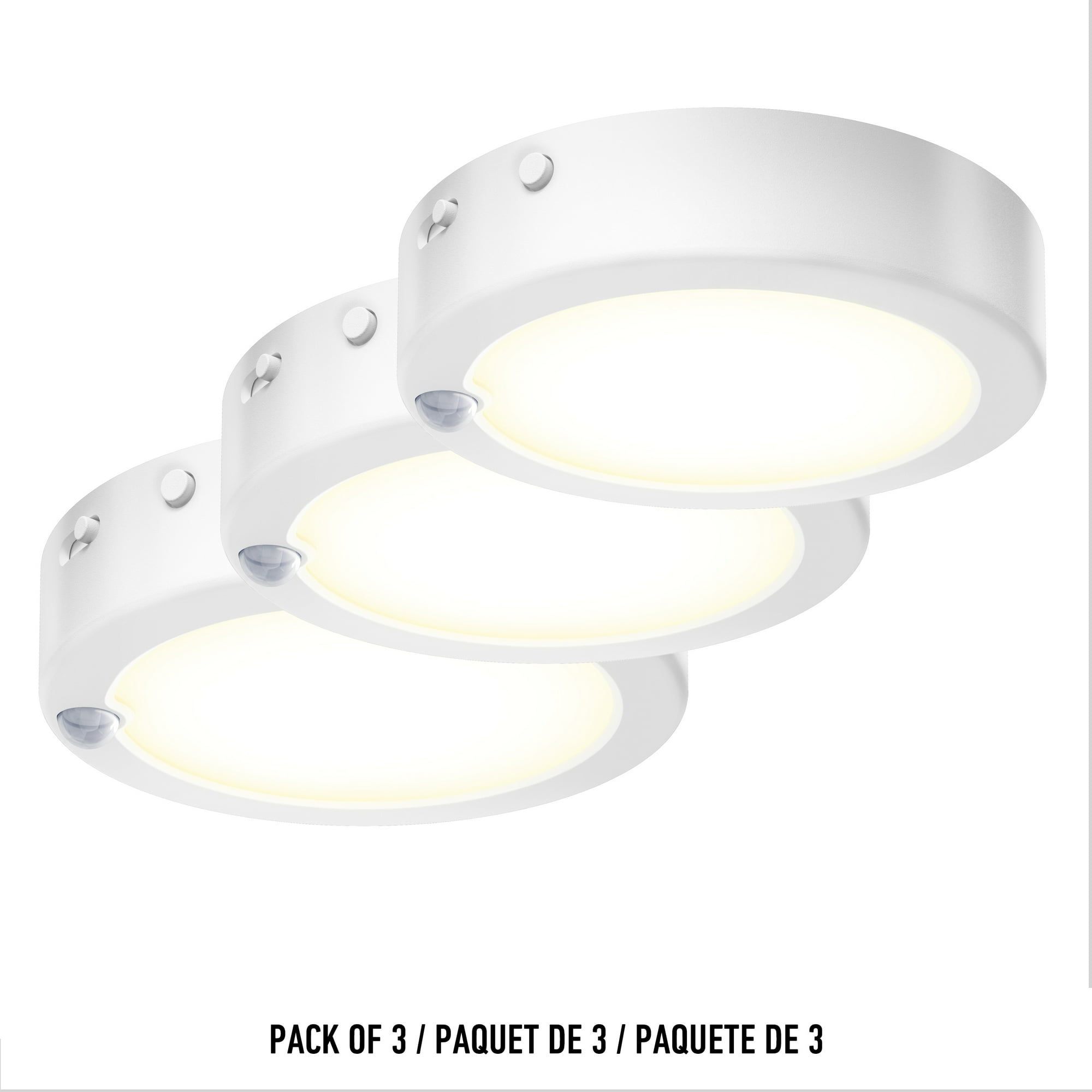 Click here for Artika Rechargeable 3-Pack Led 4-Inch Modern Puck... prices