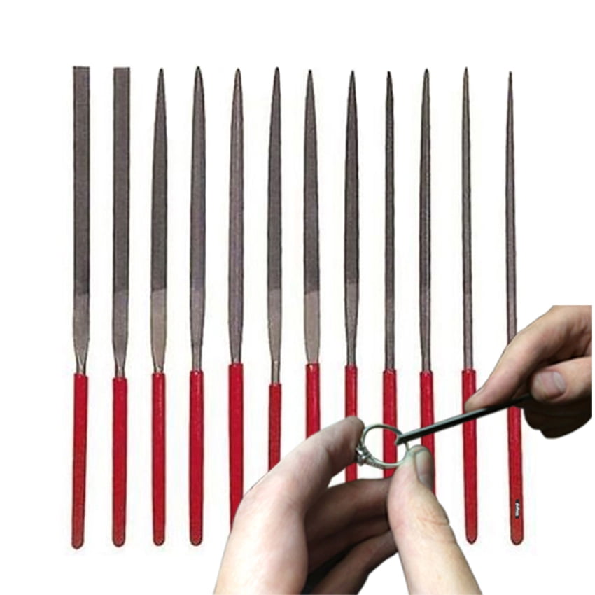 File Needle set 12 PC 5.5" Swiss Pattern NEEDLE FILE Cut 2, Sculptors ...