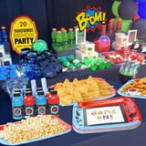 Hegbolke 40Pcs 11 Inches Game Controller Birthday Party Plates - Video ...