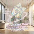 40 Inch Number Balloon 0-9, Large Foil Birthday Anniversary Decor ...