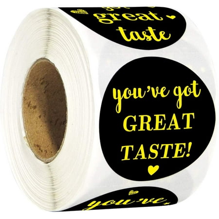 You’ve Got Great Taste Stickers Business Thank You Sticker Shipping ...