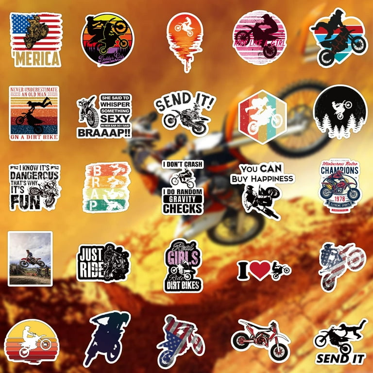 Motor Bike Logo Stickers