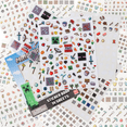 Fun Minecraft Craft Set: 1200+ Stickers for Toddlers, 14 Sheets with ...