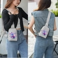 Daily Use Women Small Waist Pack Elegant Pattern Lightweight Bag Fits ...