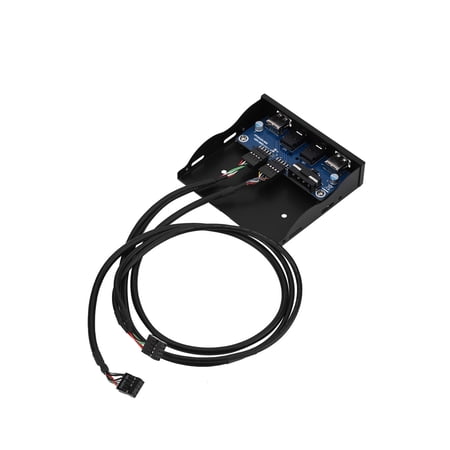 ViiTech Metal Floppy Front Panel with Office 2 USB2.0 Interfaces 1 Mic ...