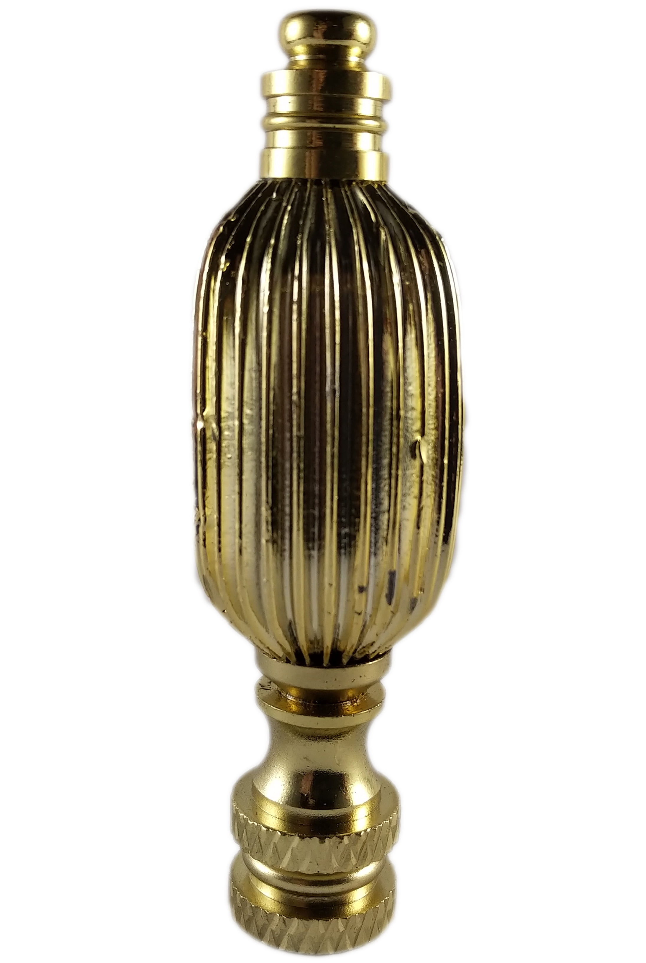 Royal Designs, Inc. Button Lamp Finial for Lamp Shade, F-5007PB-1 ...