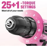 Bielmeier 12V Pink Cordless Drill Kit for Women - Essential Tools for ...