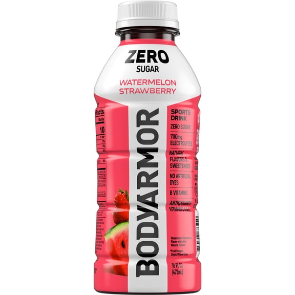 BODYARMOR Flash I.V. Zero Sugar Lemon Lime Electrolyte Sports Drink, 20 ...