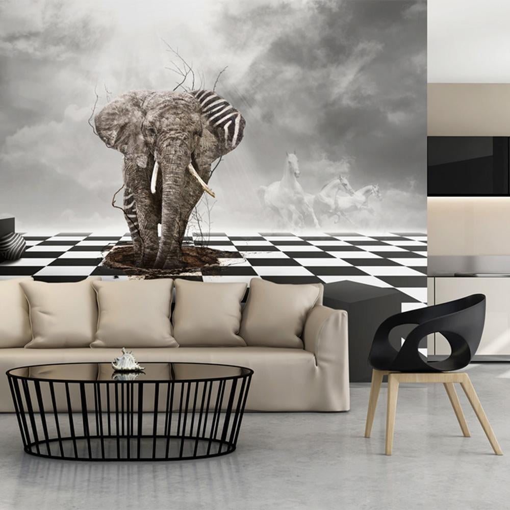 Tiptophomedecor Animal Wallpaper Wall Mural - Escape From Africa ...
