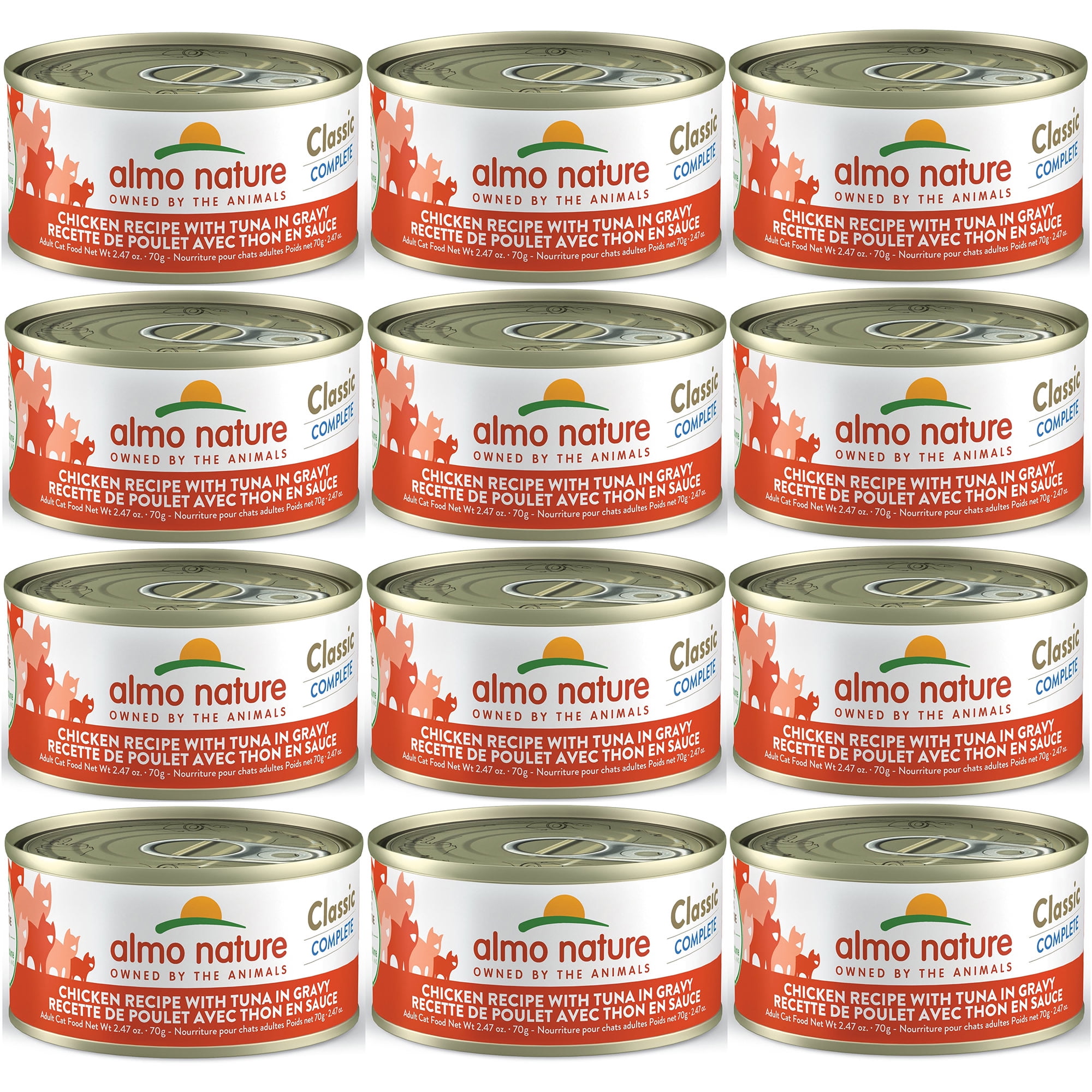 Almo Nature: Classic Complete Cat 12 Pack: Chicken Recipe With Tuna In ...