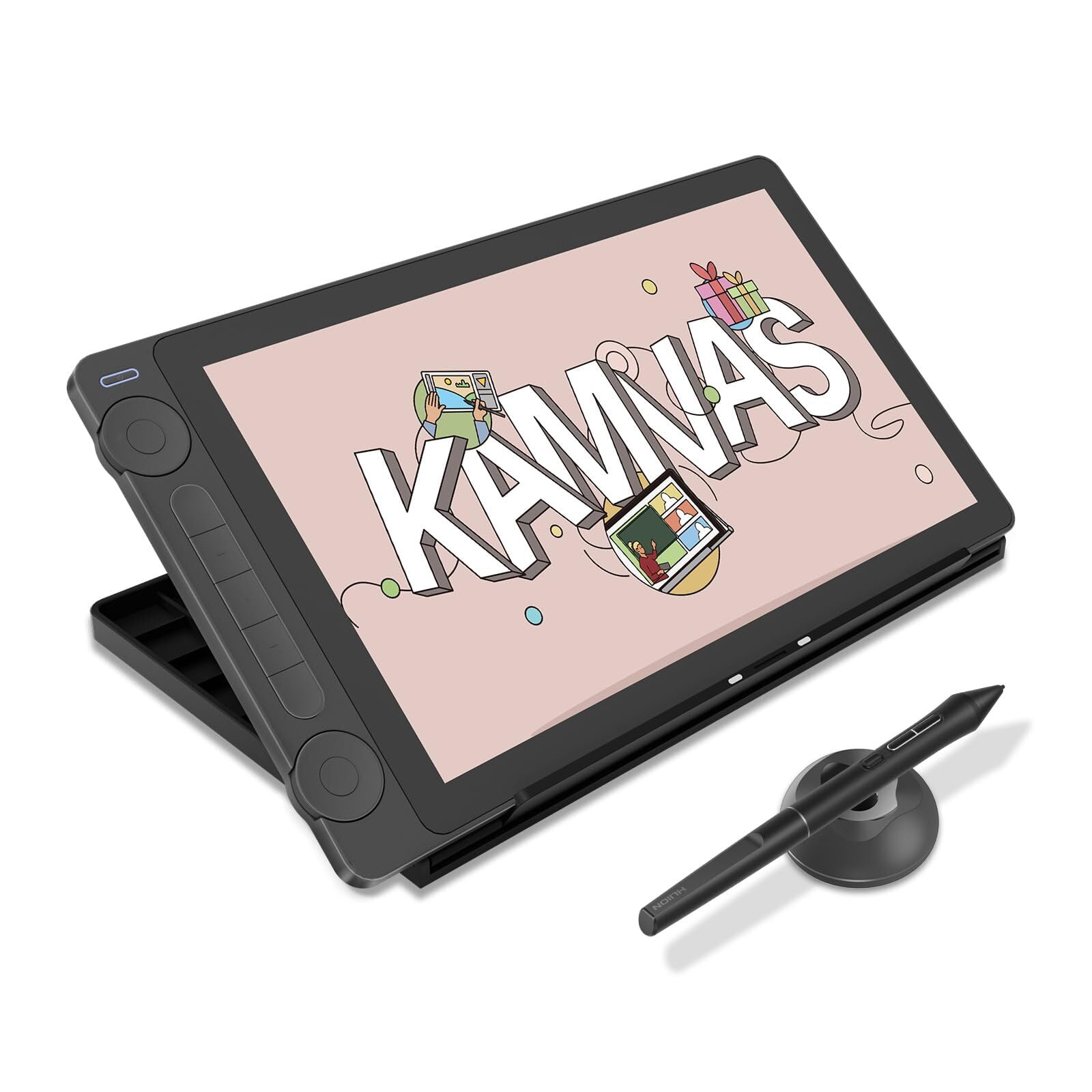 HUION Kamvas 13 Gen 3: 13.3 Inch Drawing Tablet 99% sRGB Pen Black ...