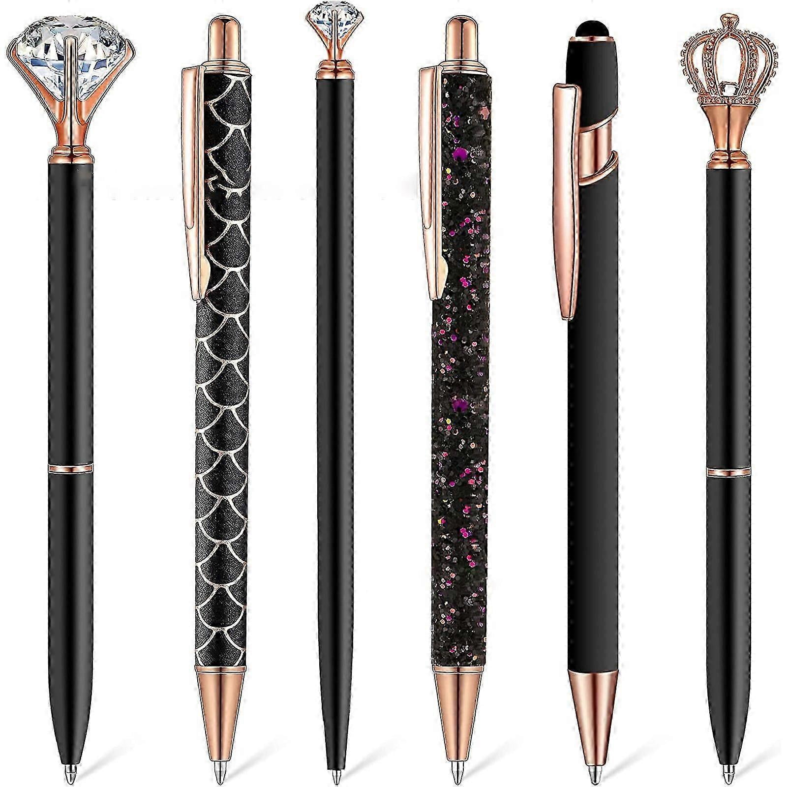 6PCS Business Gift Signing Pen Retractable Ballpoint Pen Twist to Open ...