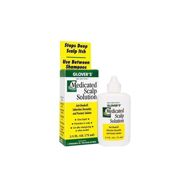 Glover's Medicated Scalp Solution 2.5 Oz - Walmart.com