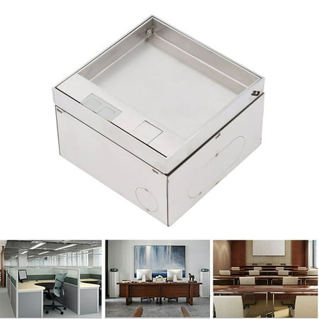 Recessed Floor Outlet Box, Recessed Floor Outlet Kit Stainless Steel ...