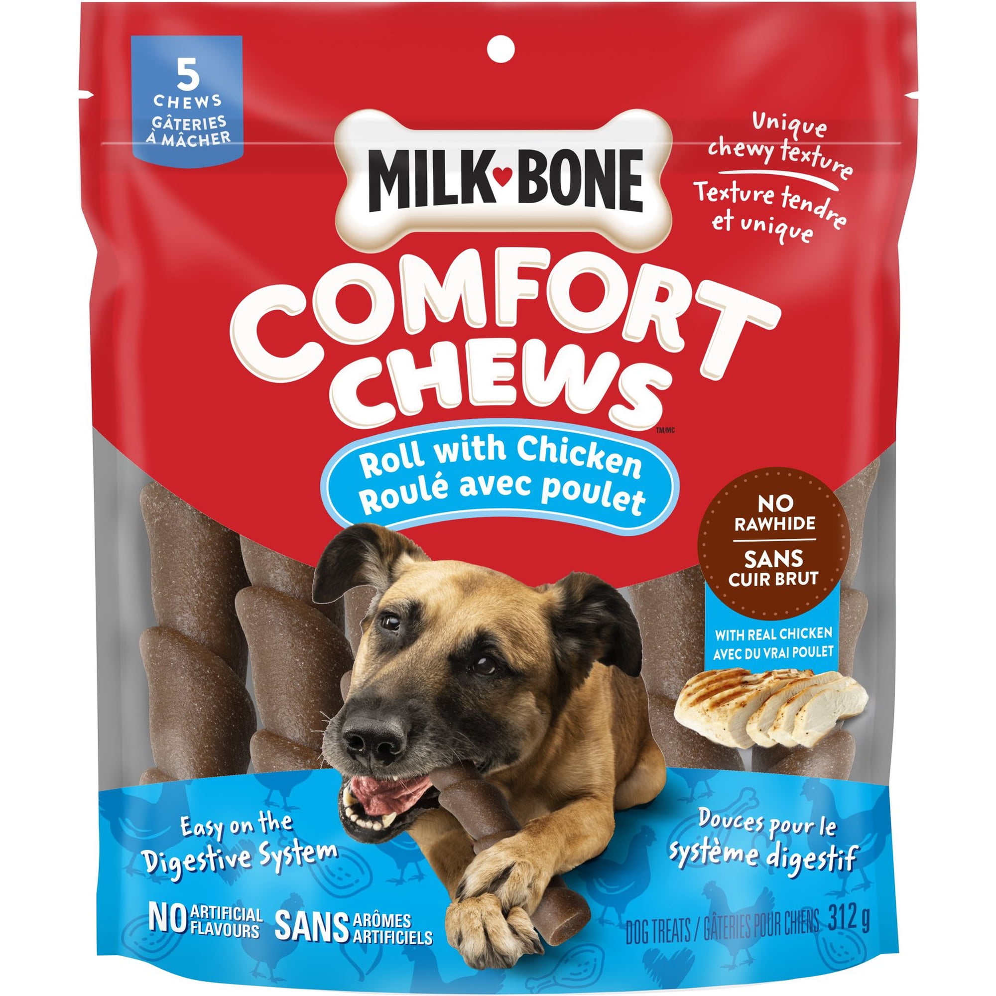 Click here for Pack Of 4 - Milk-Bone Comfort Chews Real Chicken R... prices