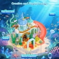 Brixzonecho Undersea Princess Castle Building Set Carton House ...