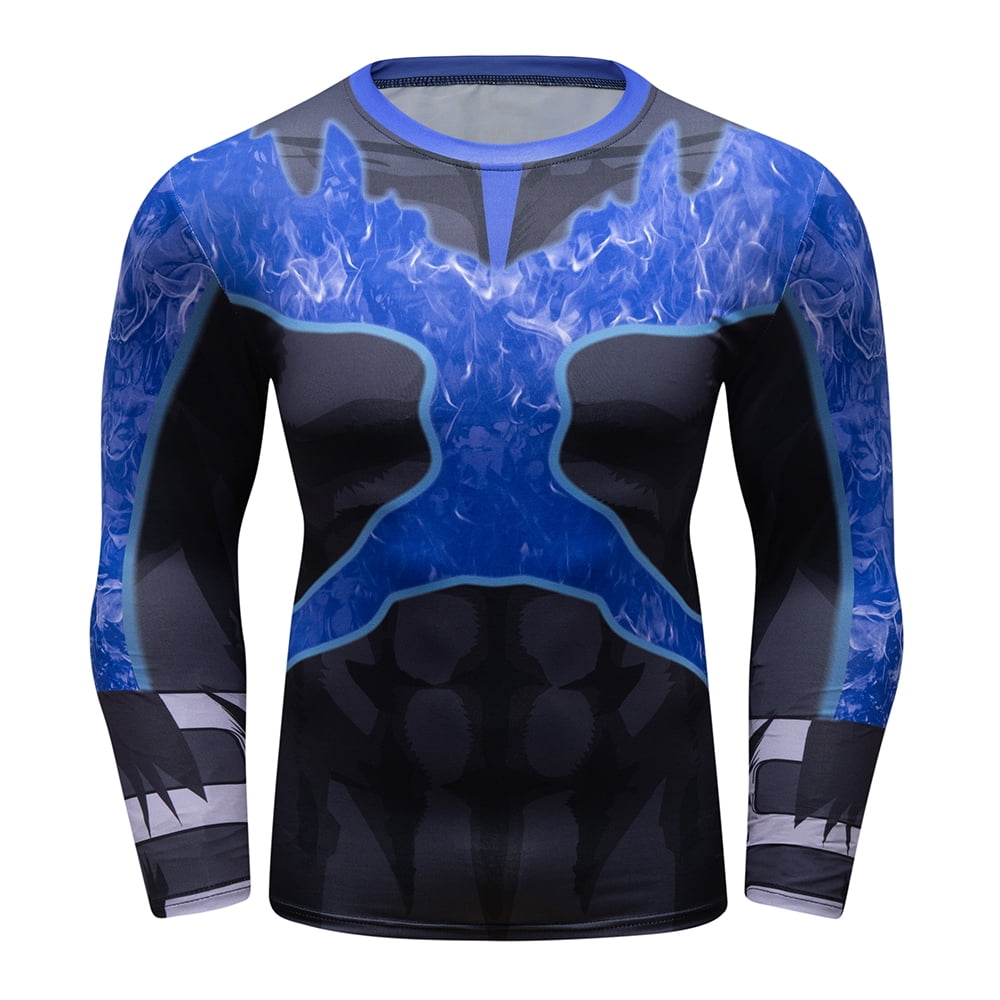 CosFitness Anime MHA/My Hero Academia Gym Shirts, ONYX Endeavor Cosplay ...