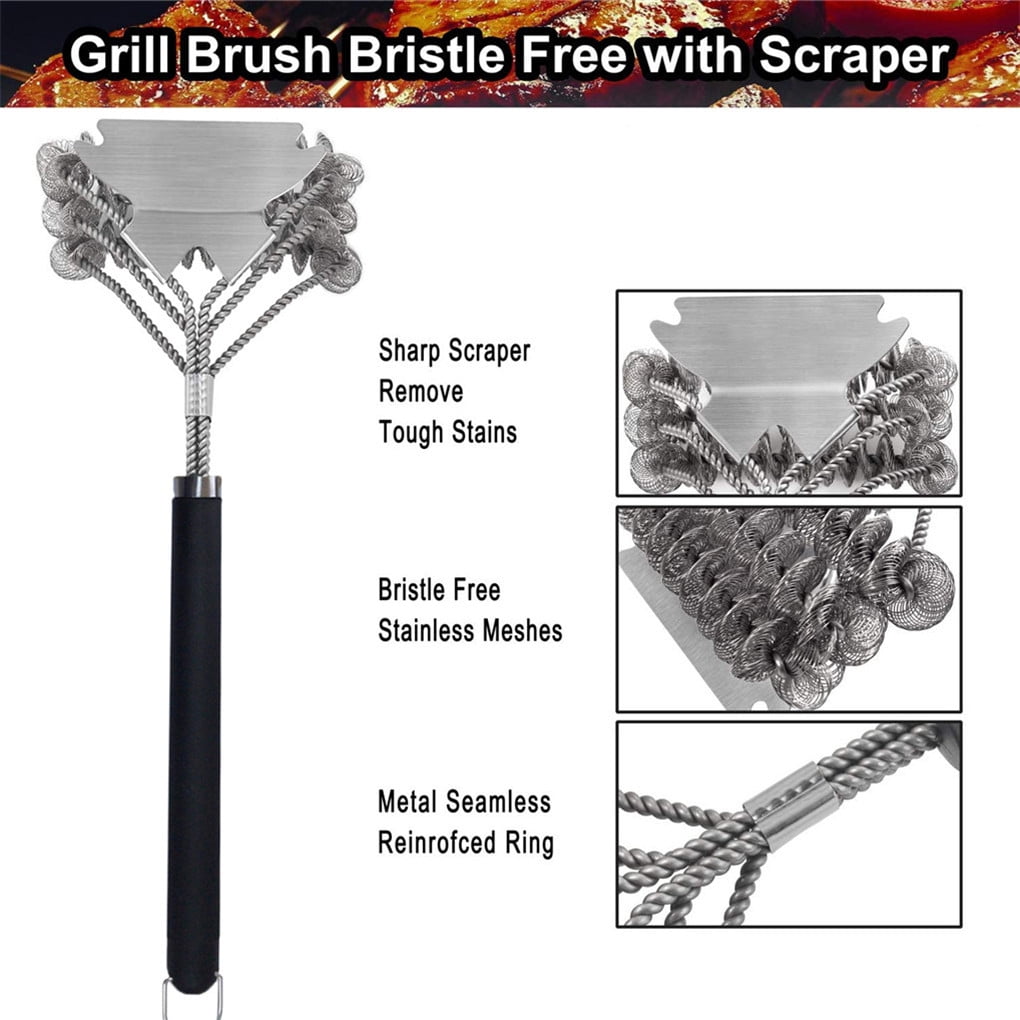 Click here for Pitrice Barbeque Grill Scraper Wire Brush Bbq Gril... prices