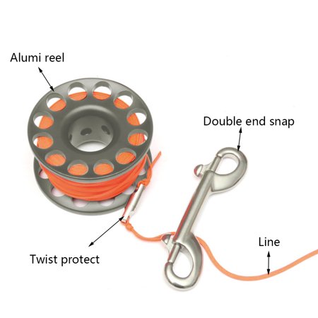 Finger Spool Scuba Diving Reels Lifeline Satety Sausage Retractable ...