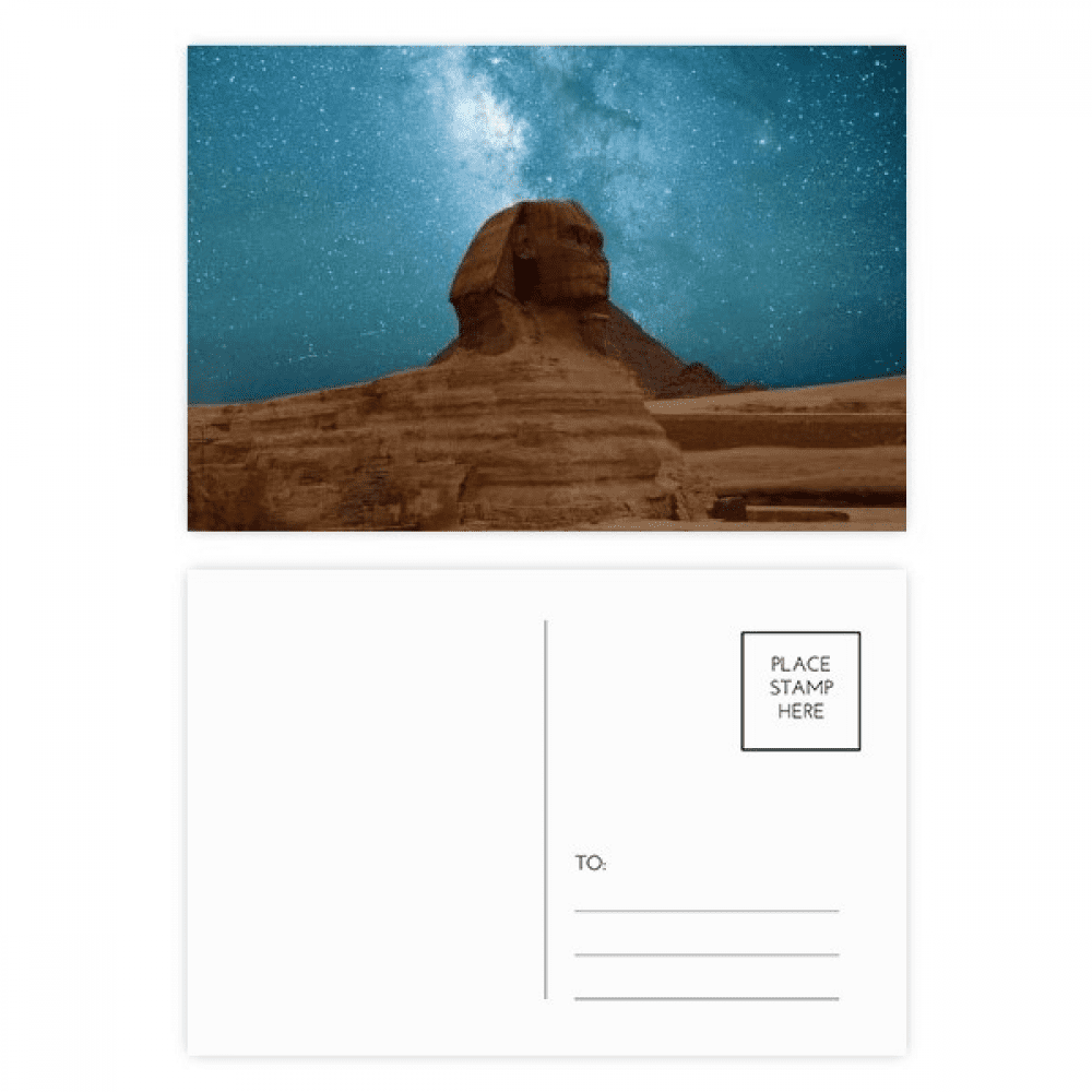 blue sky red earth postcard set birthday mailing thanks greeting card ...