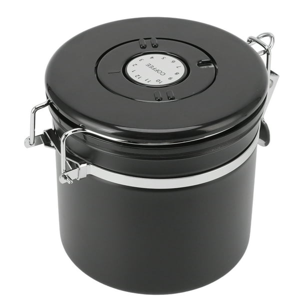 Coffee Canister,1.2L Coffee Canister Stainless Coffee Storage Canister ...