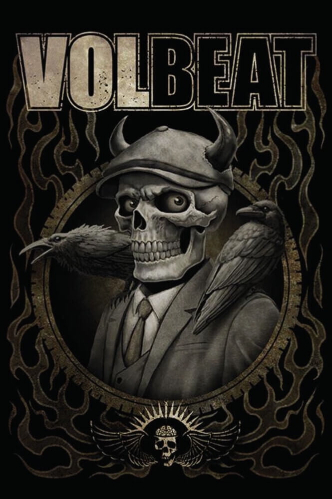 Volbeat Skeleton Poster - 24" x 36" - Walmart.com