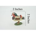 Bird, Mandarin Duck, Museum Quality, Hand Painted, Rubber, Realistic ...