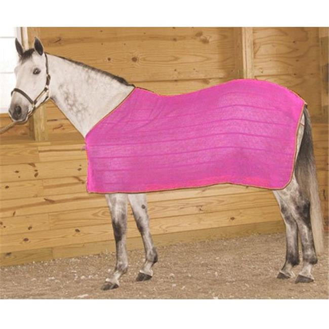 High Spirit Horse Equipment PIKSXLPK Irish Knit Anti Sweat Sheet, Pink ...