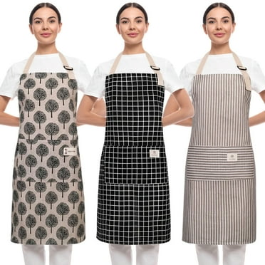 2 Pack Adjustable Bib Apron with Cartoon Dog Design - Fun Cooking Apron ...