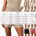 LEAVINGSUO Athletic Shorts for Women High Waisted Fashion Women's Solid ...