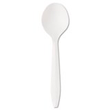 Boardwalk Mediumweight Polystyrene Cutlery, Soup Spoon, White, 1000 ...