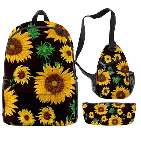 Sunflower Printed Travel Backpack | Walmart Canada