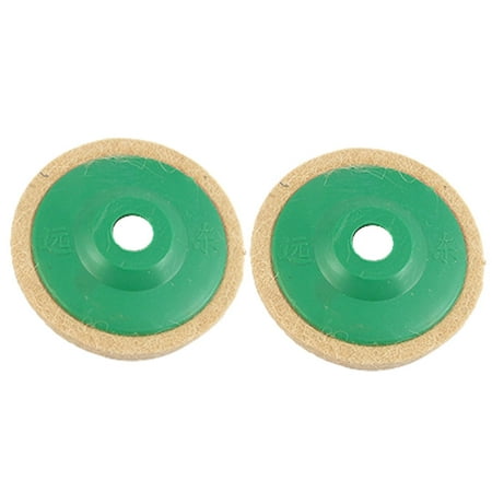 2 Pcs 4" Outer Dia Felt Polishing Wheel Sanding Disc for Metal - Walmart.ca