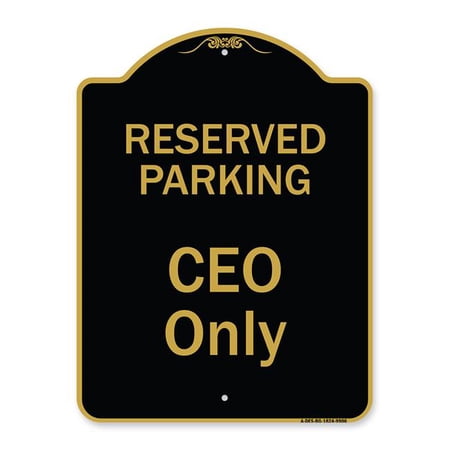 SignMission A-DES-BG-1824-9906 18 x 24 in. Designer Series Sign ...