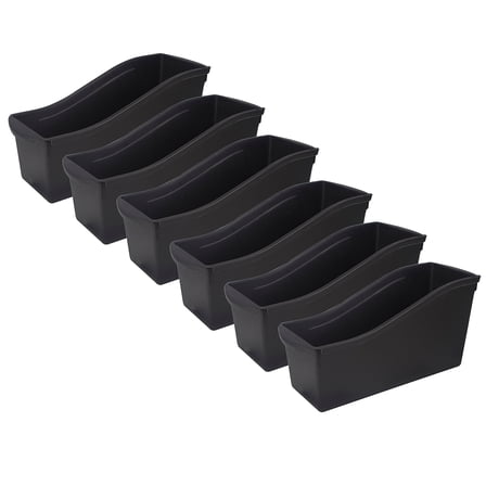 Storex Large Book Bin v2, Blue, Pack of 6 - Walmart.com