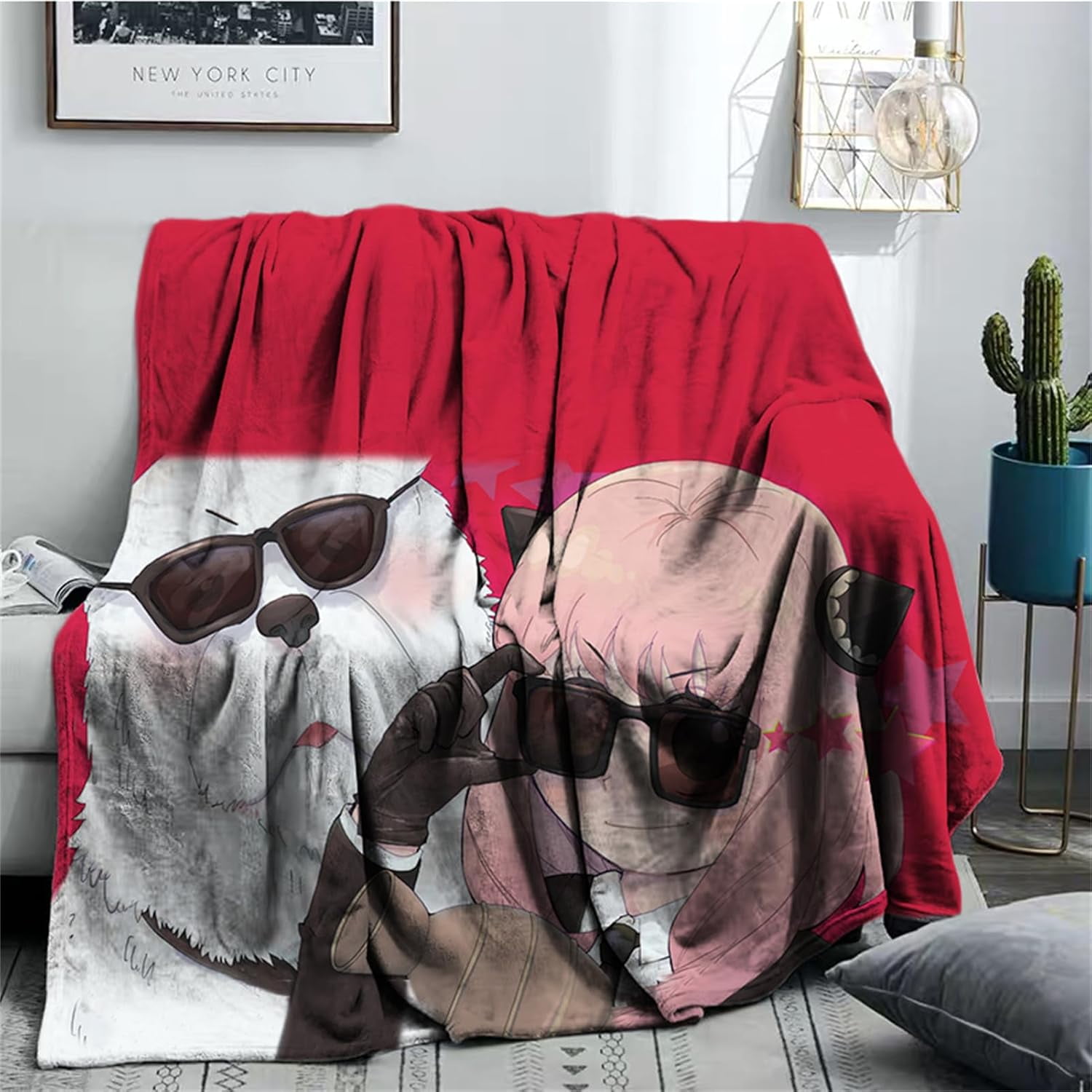 Click here for Walfour Spyxfamily Super Soft Bed Throw Blanket-An... prices