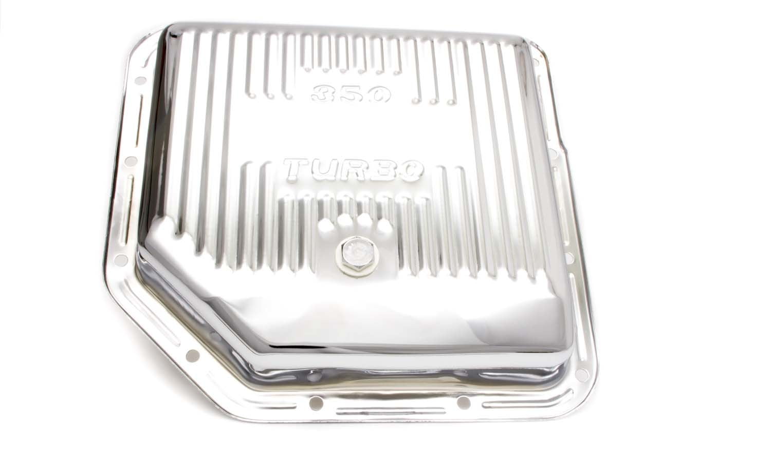 TH350 Trans Pan Chrome Steel Finned - Walmart.com